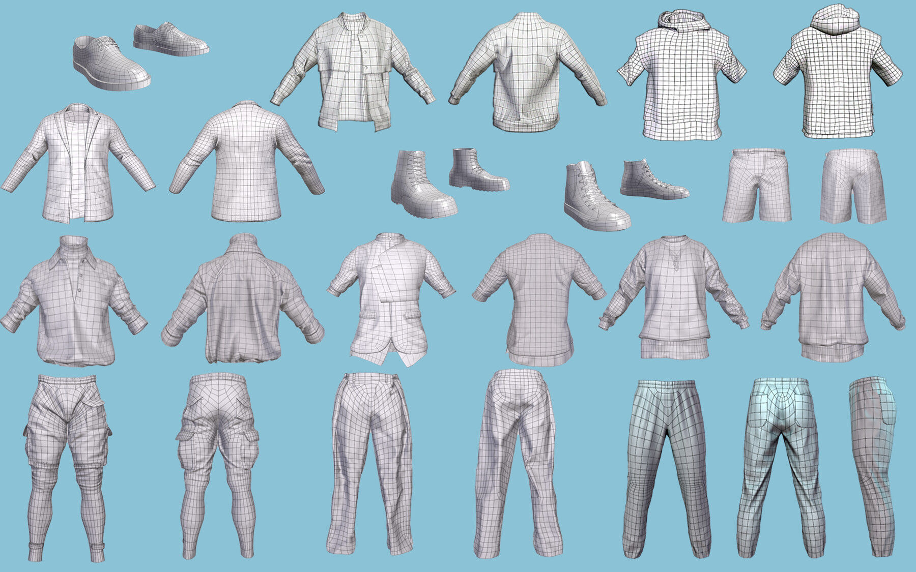 ArtStation - Clothes_pack | Game Assets