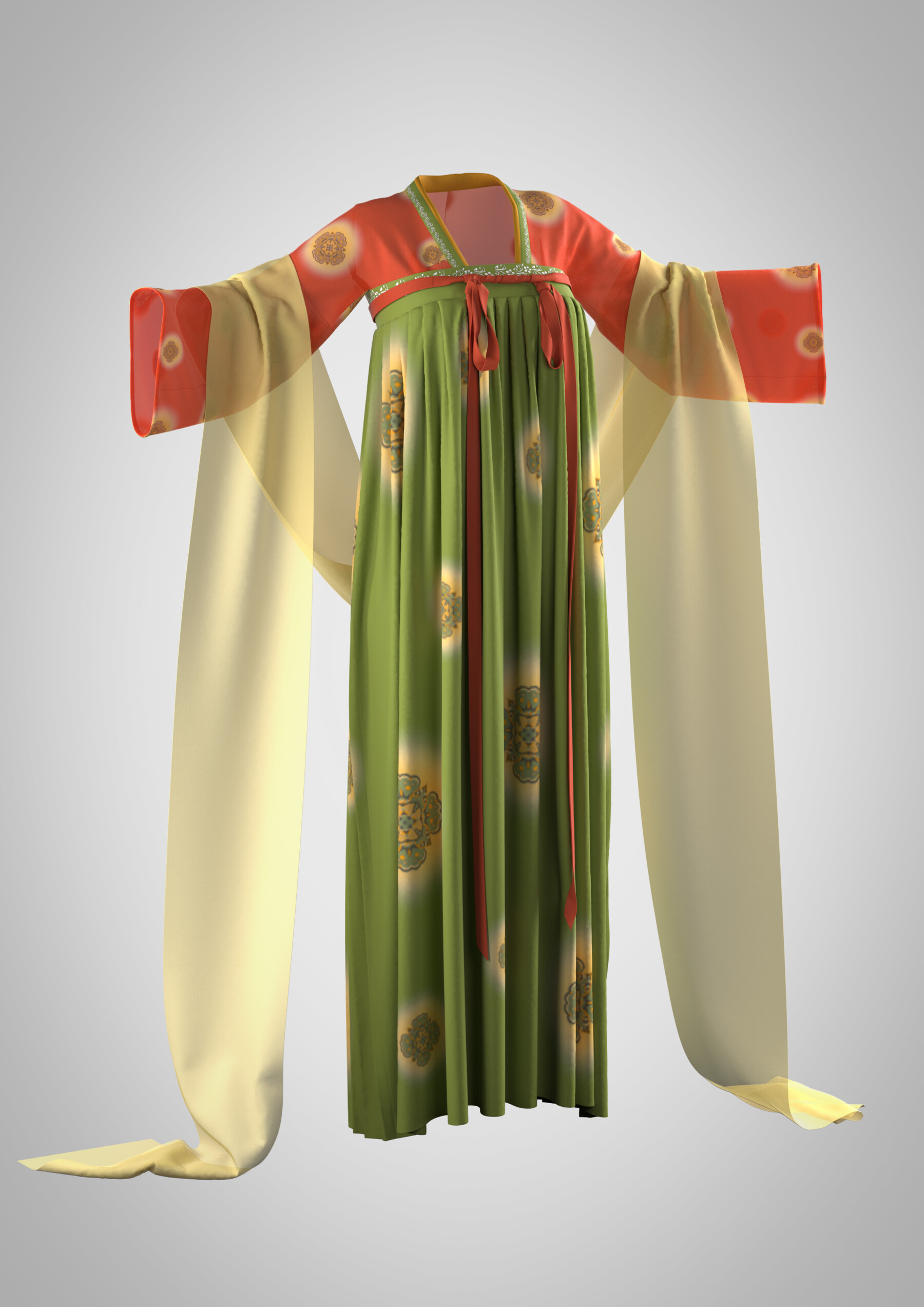 ArtStation - L/W/P Studio -Hanfu collection | Game Assets