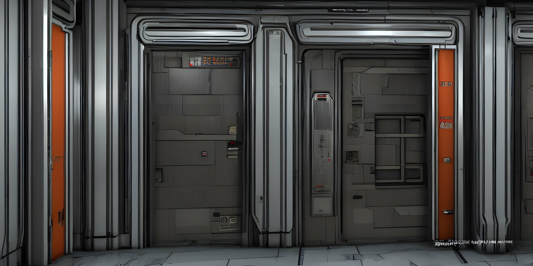 ArtStation - 500 + Scifi doors vol 01 - Miscellaneous textures for ...