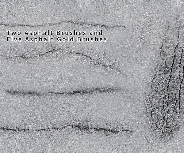 ArtStation - 7 Asphalt Brushes for ClipStudioPaint/7 PNG images | Brushes