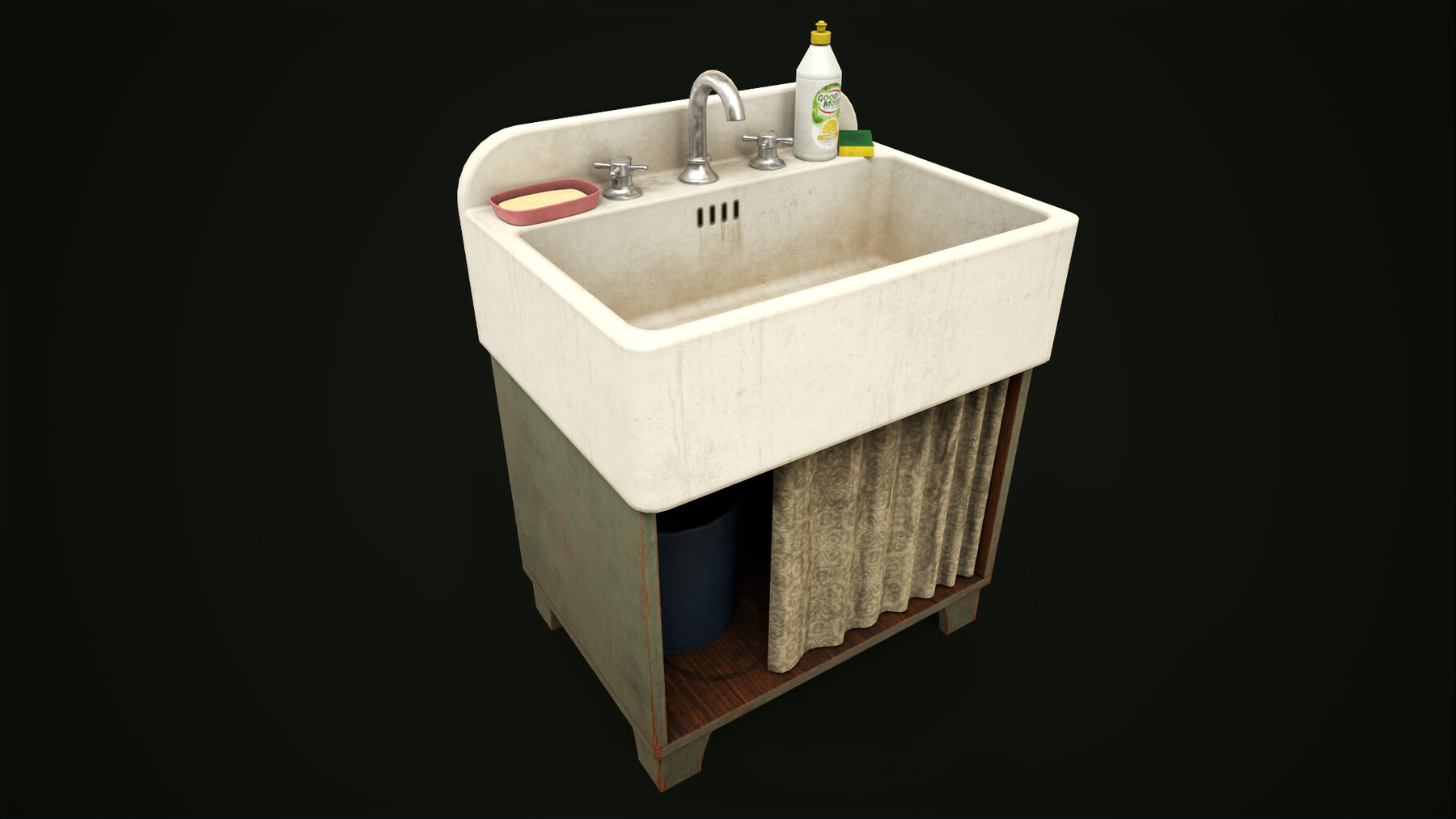 ArtStation - Old sink | Game Assets