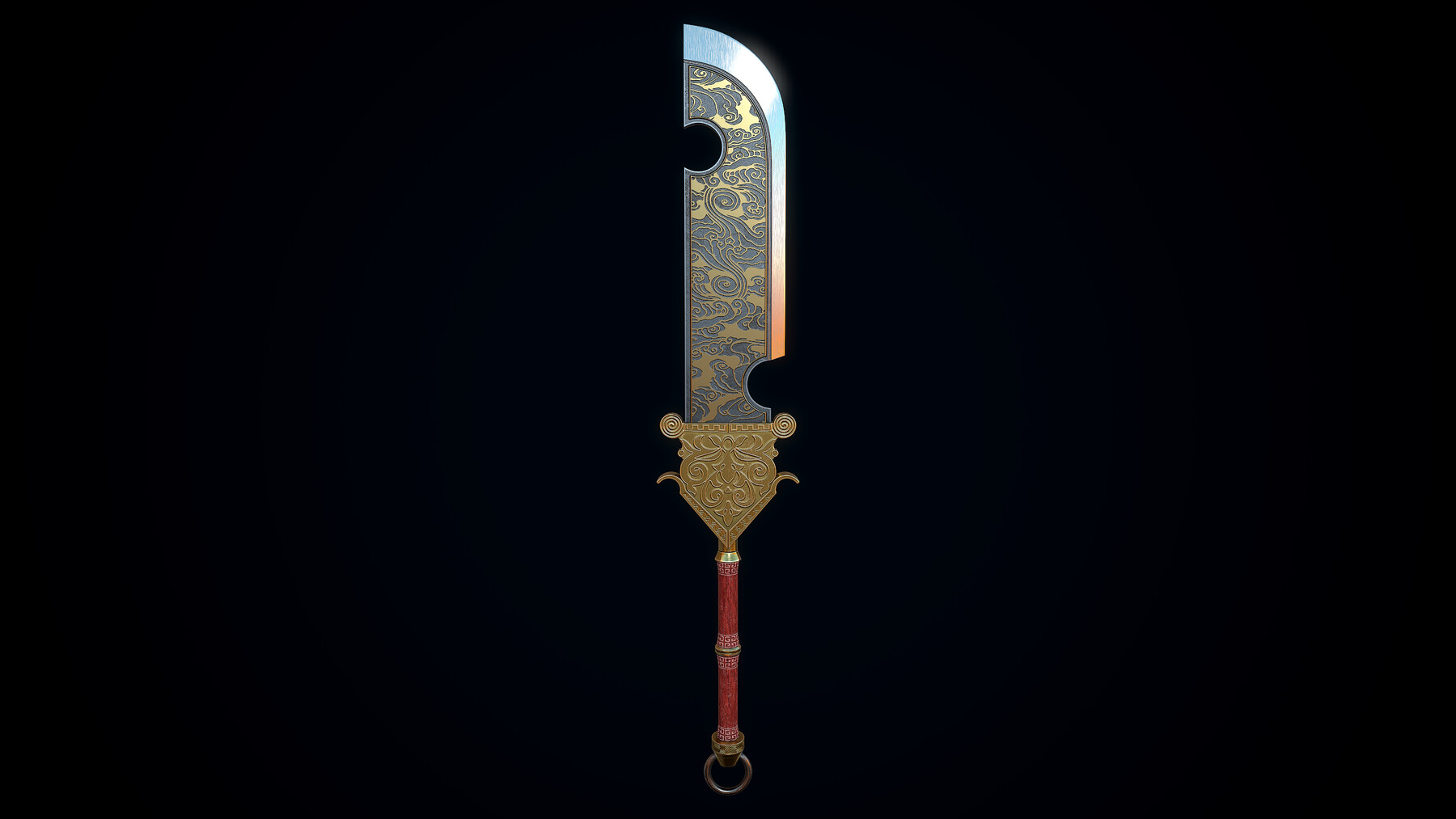 ArtStation - Chinese Great Broadsword | Game Assets