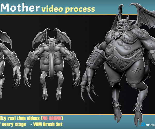 ArtStation - Imp Mother Video Process | Tutorials