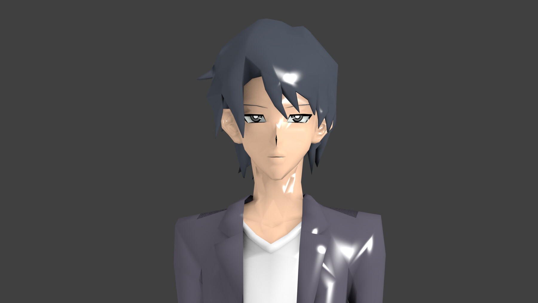 Artstation David Yugioh Anime Lowpoly Model Game Assets