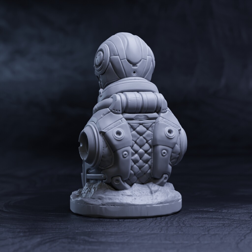 ArtStation - STL - Pathfinder Suit - Sci Fi Bust | Resources