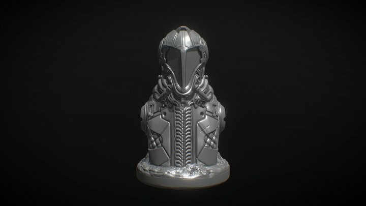 ArtStation - STL - Pathfinder Suit - Sci Fi Bust | Resources