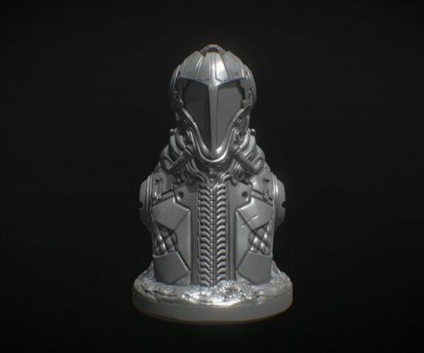 ArtStation - STL - Pathfinder Suit - Sci Fi Bust | Resources