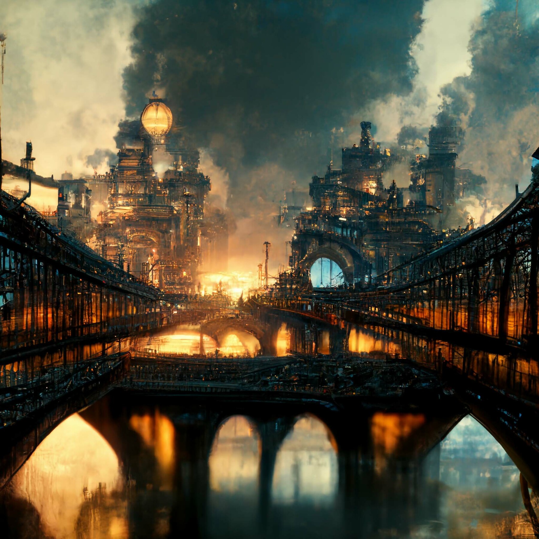 ArtStation - Steampunk City Concepts | Artworks