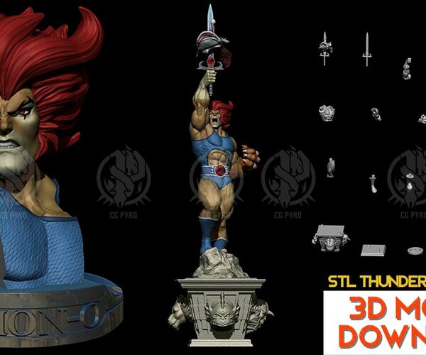 ArtStation - Thundercats Lion-O STL for 3D printing Fanart Term 24 CG ...