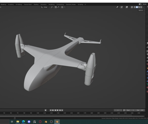 ArtStation - Scifi VTOL Aircraft | Game Assets