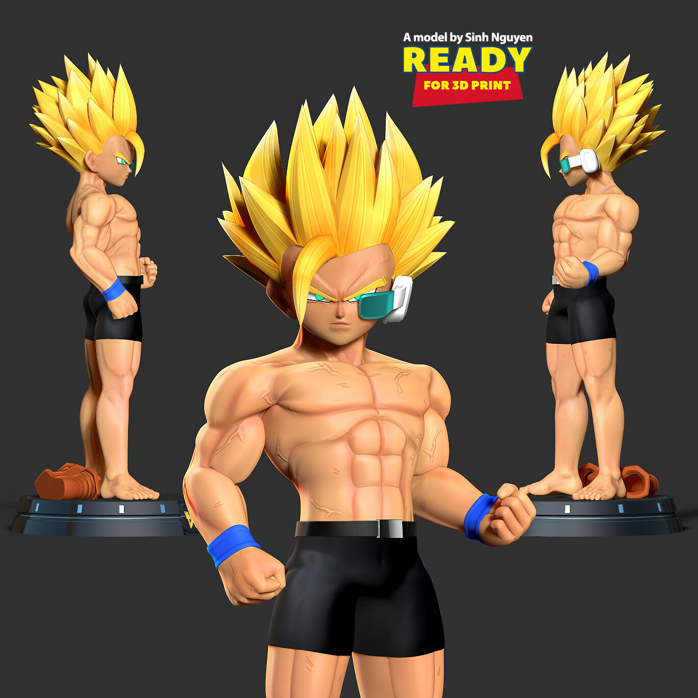 ArtStation - Teen Gohan with gym | Resources