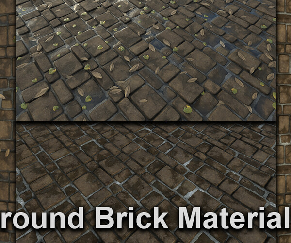 ArtStation - Ground Brick Material 2 | Artworks