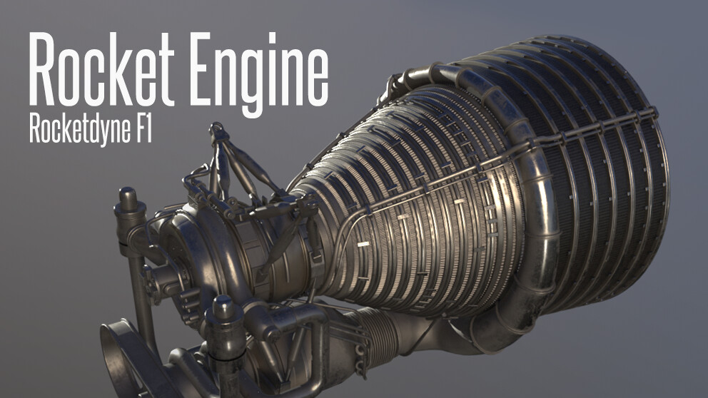 Natiq Aghayev - Rocket Engine F1 Rocketdyne