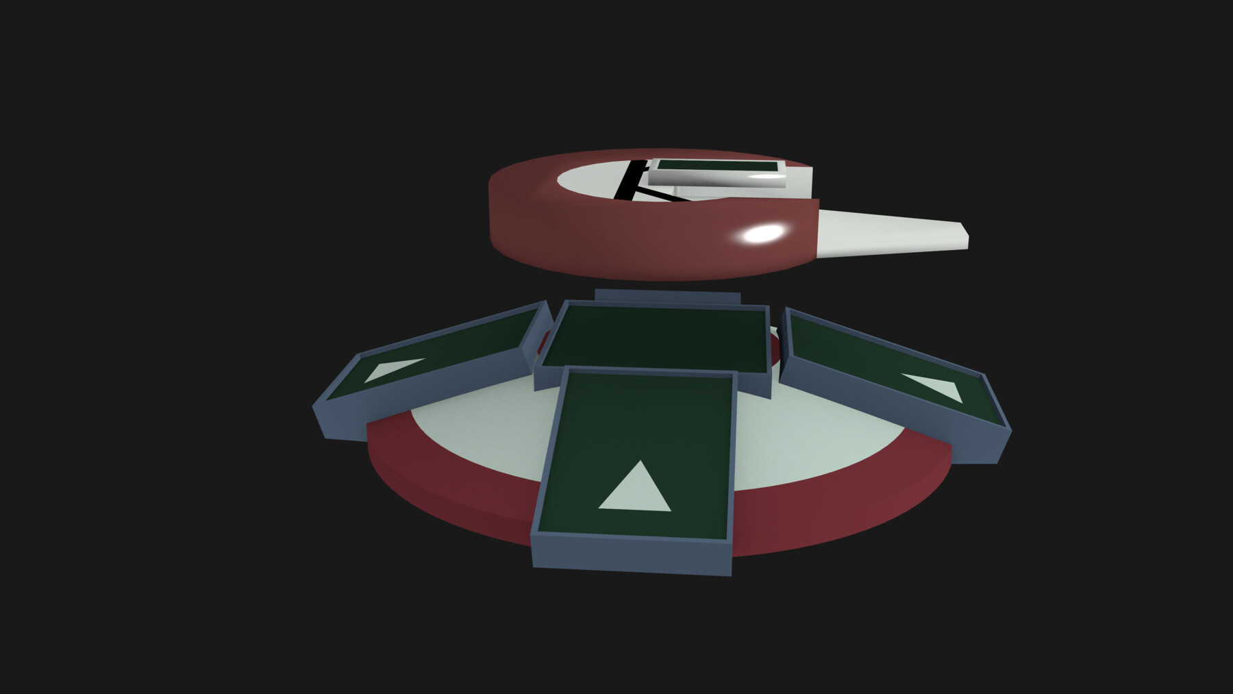 ArtStation - Duel Disk 1 prototype yugioh anime Low-poly 3D model ...