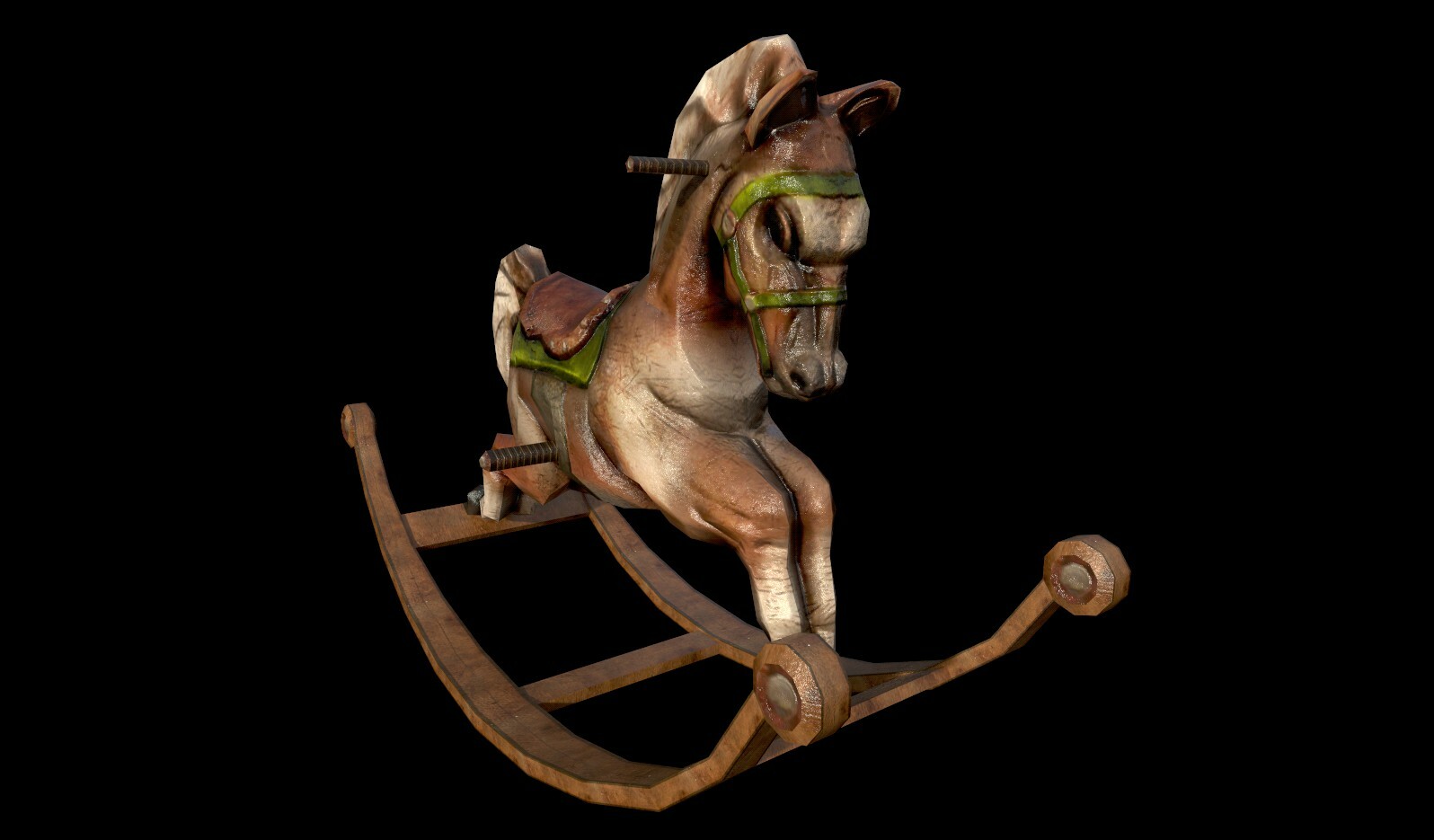ArtStation - Rocking Horse - PBR - Textured | Game Assets