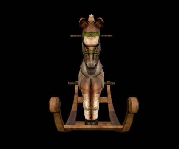 ArtStation - Rocking Horse - PBR - Textured | Game Assets