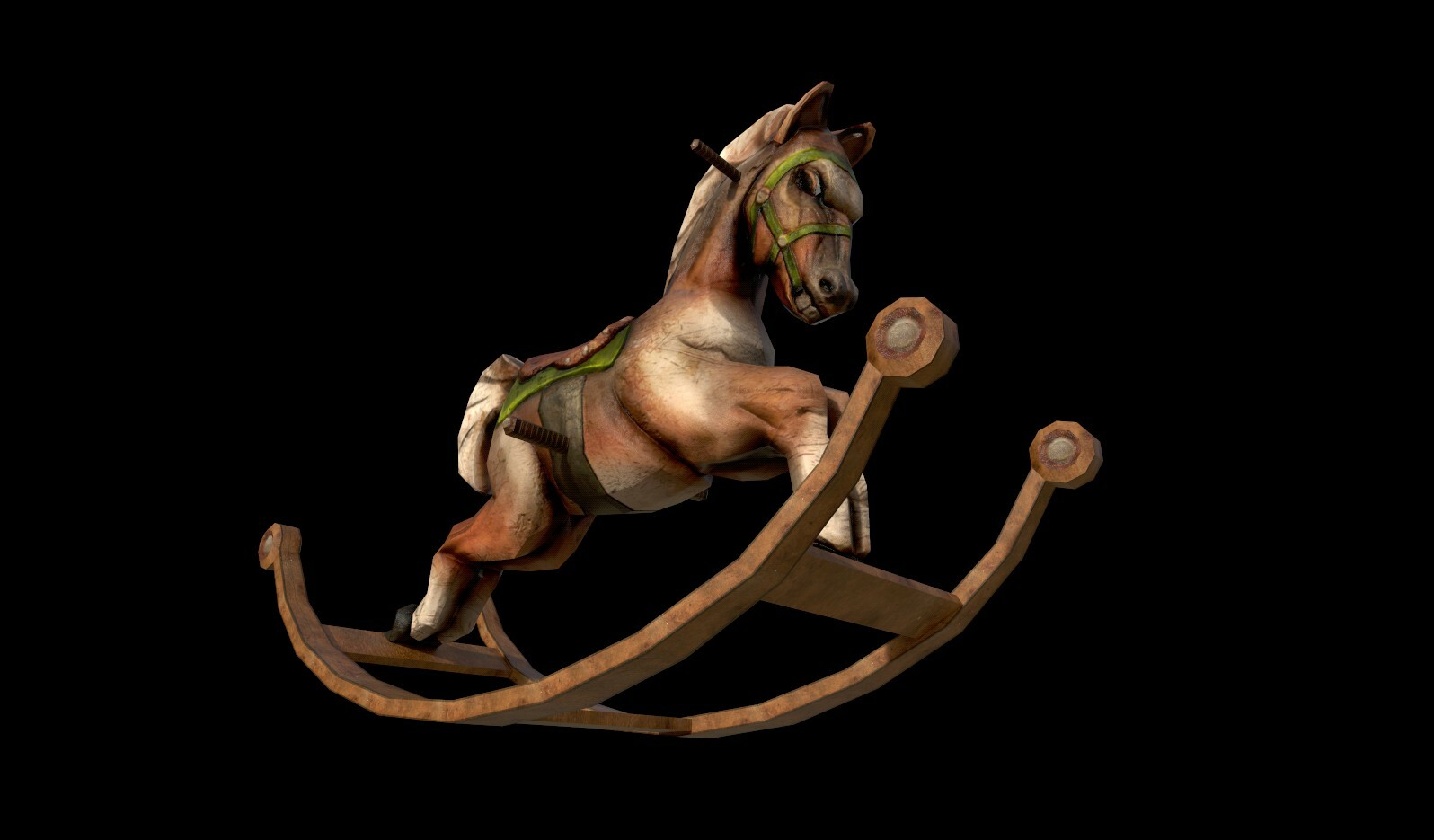 ArtStation - Rocking Horse - PBR - Textured | Game Assets