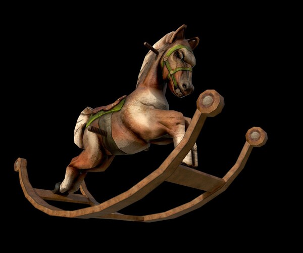 ArtStation - Rocking Horse - PBR - Textured | Game Assets