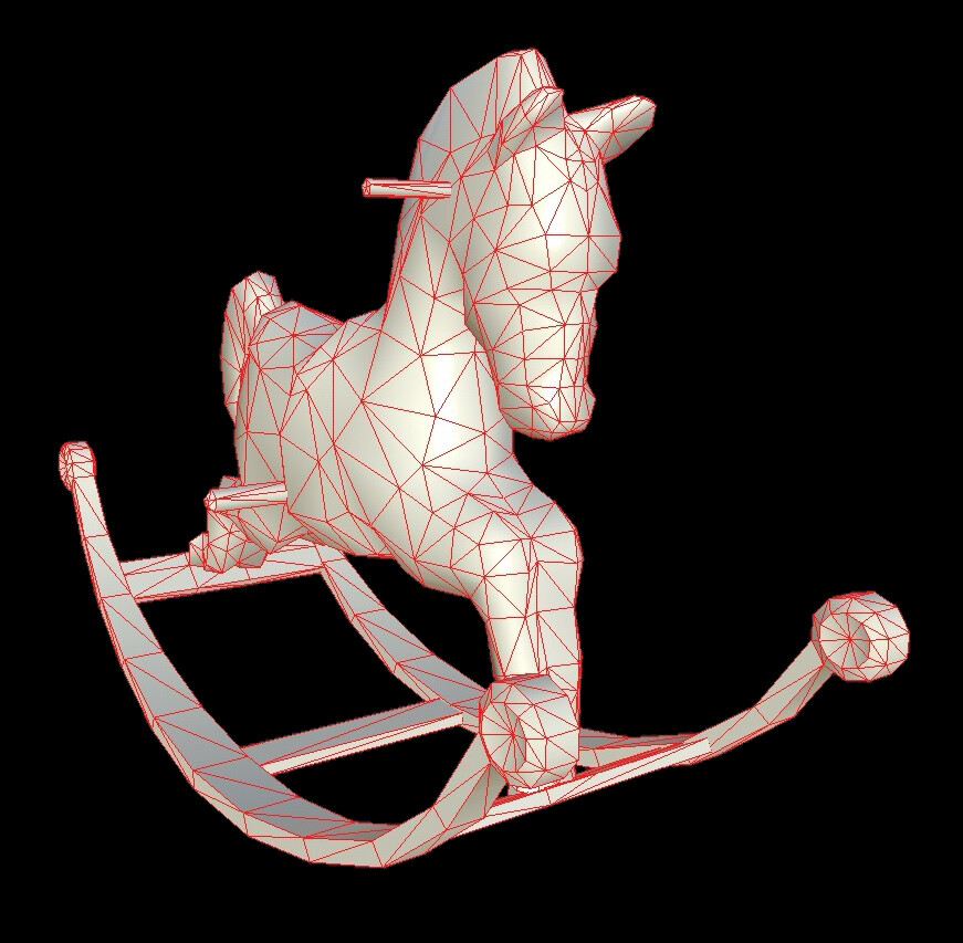 ArtStation - Rocking Horse - PBR - Textured | Game Assets