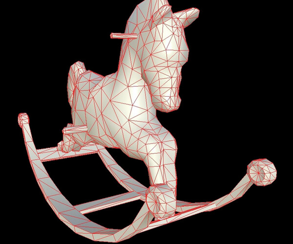 ArtStation - Rocking Horse - PBR - Textured | Game Assets