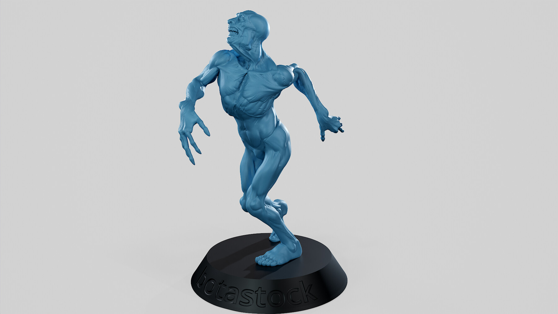 ArtStation - Zombie Undead Pose 01 3D printable model | Resources