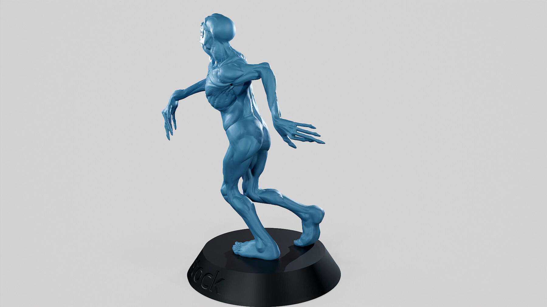 ArtStation - Zombie Undead Pose 01 3D printable model | Resources