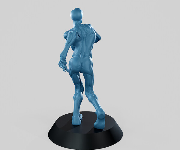 ArtStation - Zombie Undead Pose 01 3D printable model | Resources