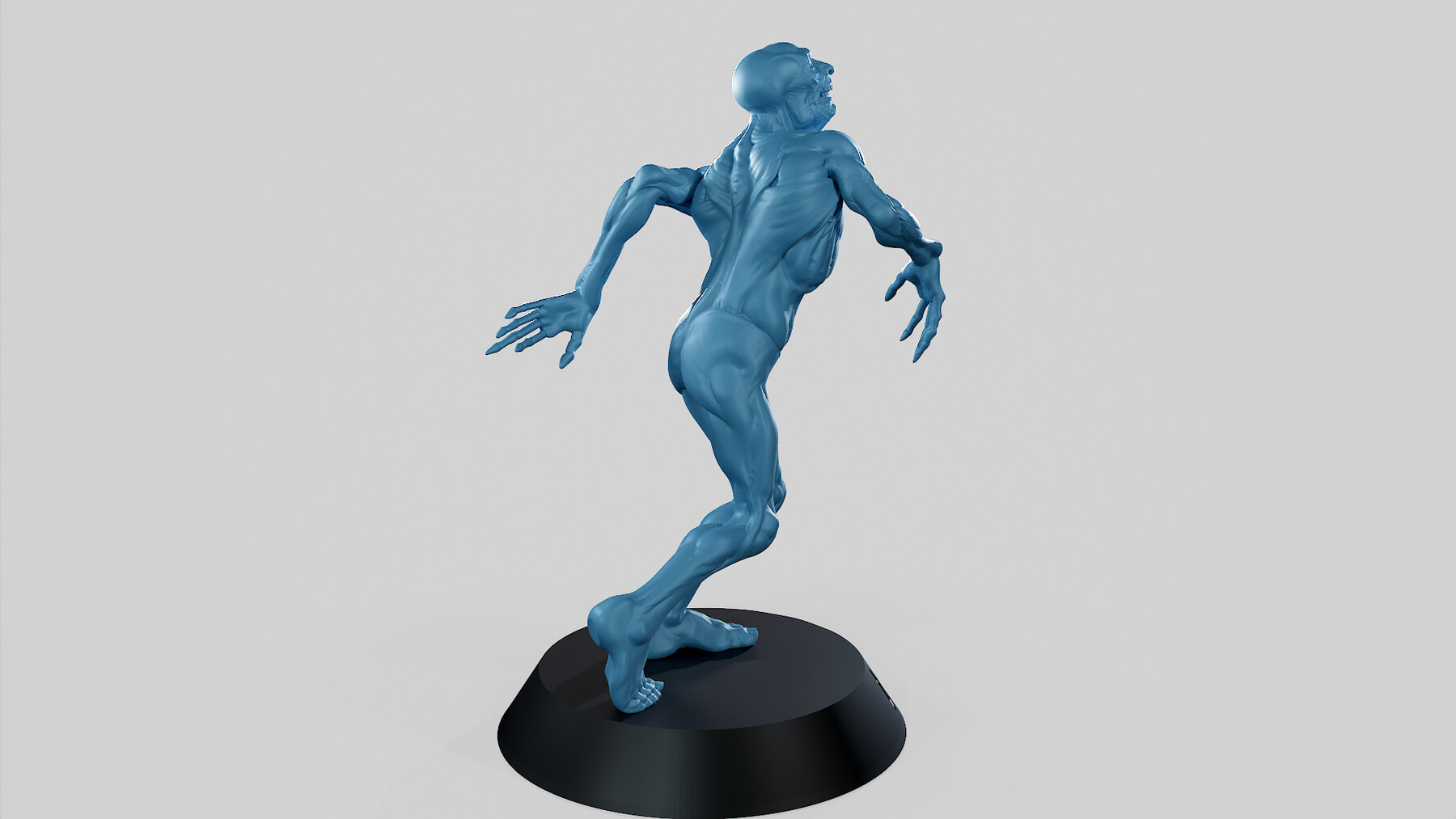 ArtStation - Zombie Undead Pose 01 3D printable model | Resources