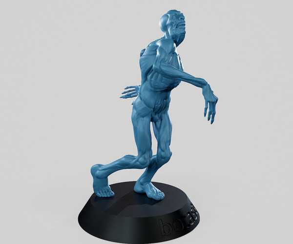 ArtStation - Zombie Undead Pose 01 3D printable model | Resources