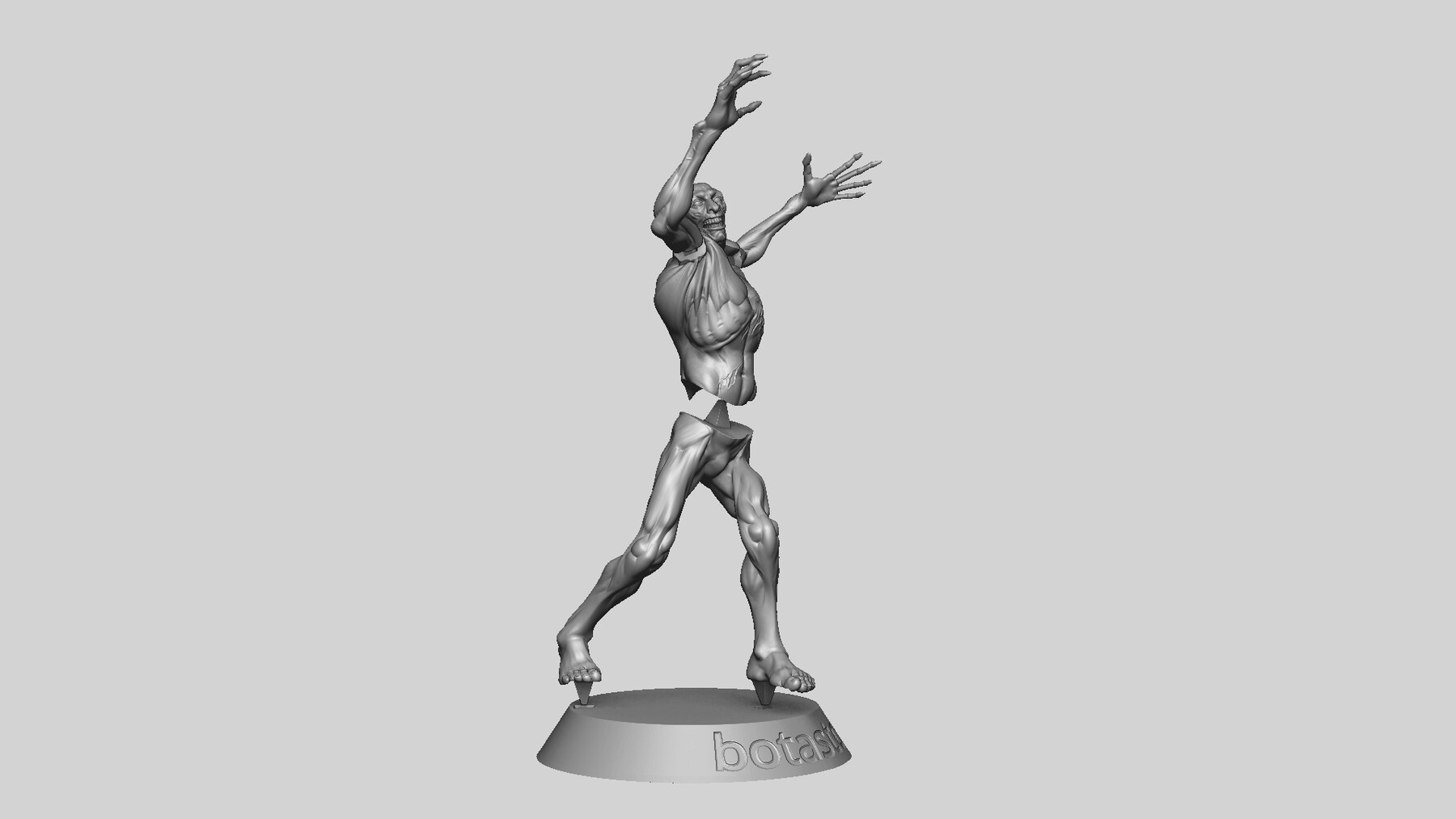 ArtStation - Zombie Undead Pose 02 3D printable model | Resources
