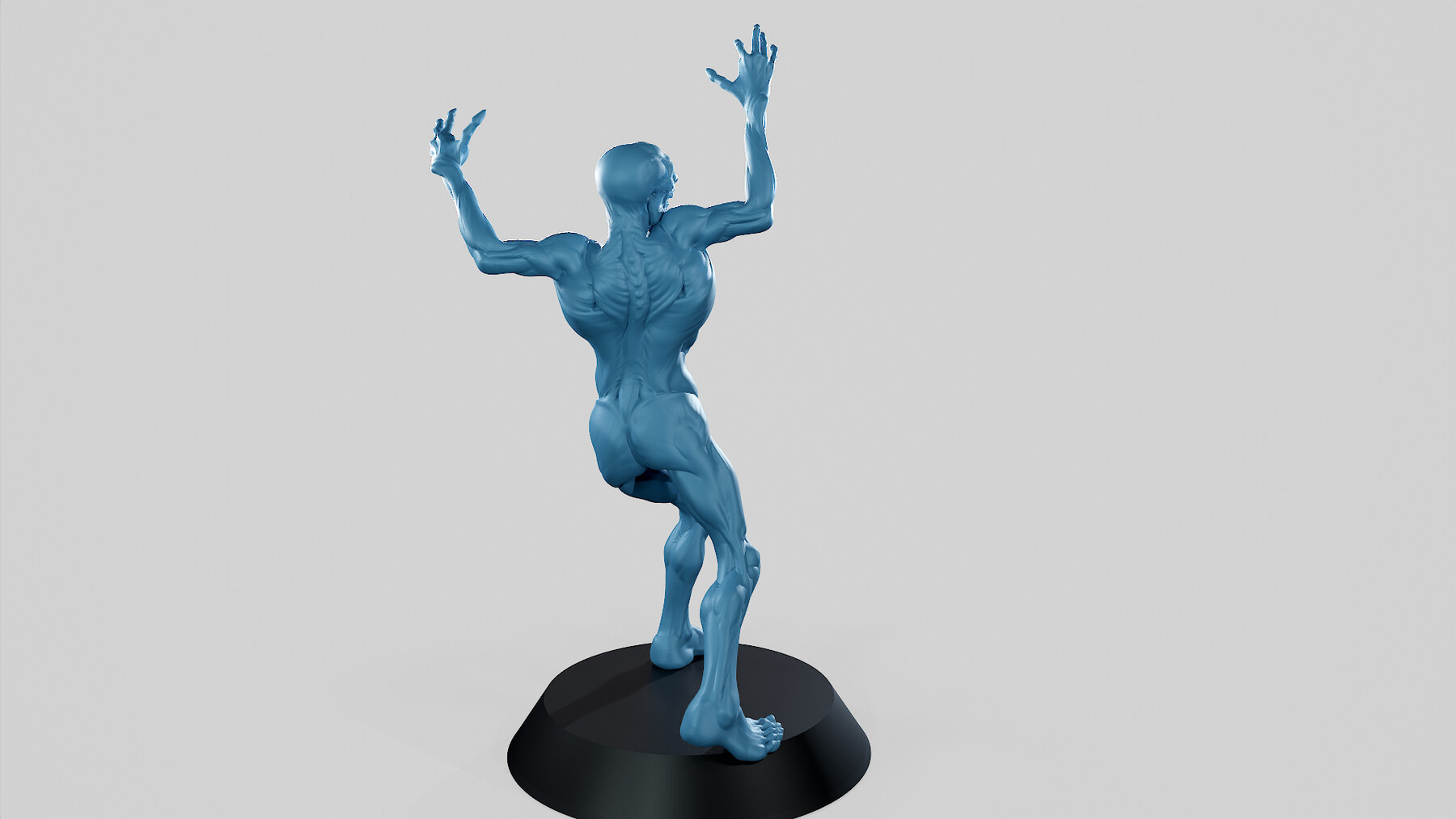 ArtStation - Zombie Undead Pose 02 3D printable model | Resources