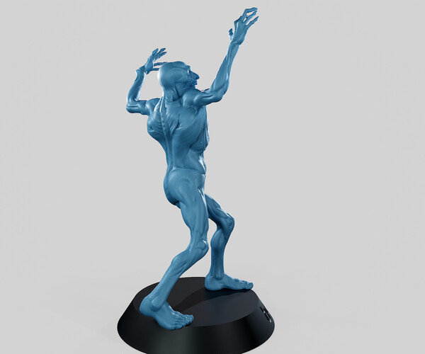 ArtStation - Zombie Undead Pose 02 3D printable model | Resources