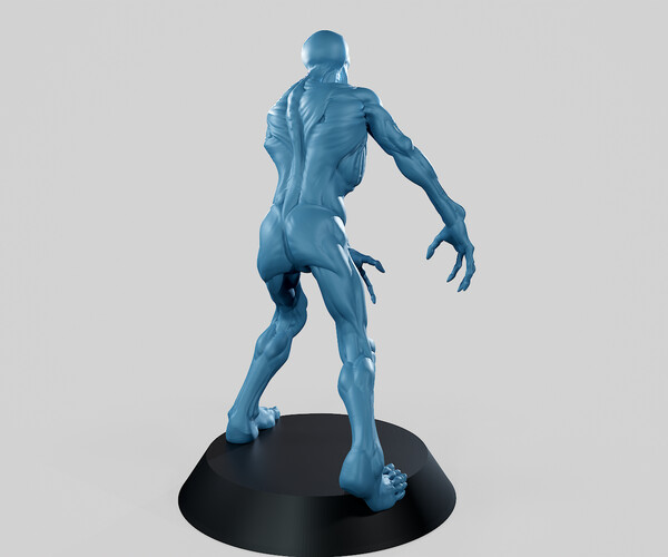 ArtStation - Zombie Undead Pose 03 3D print model | Resources