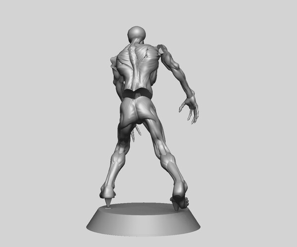 ArtStation - Zombie Undead Pose 03 3D print model | Resources