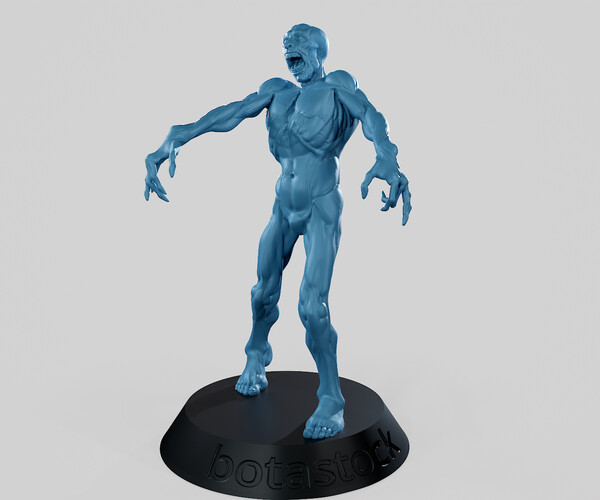 ArtStation - Zombie Undead Pose 04 3D print model | Resources