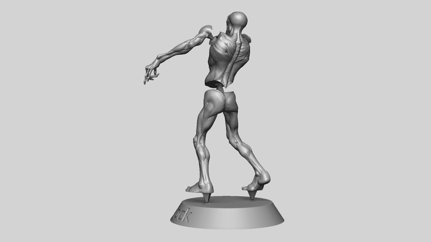 ArtStation - Zombie Undead Pose 04 3D print model | Resources