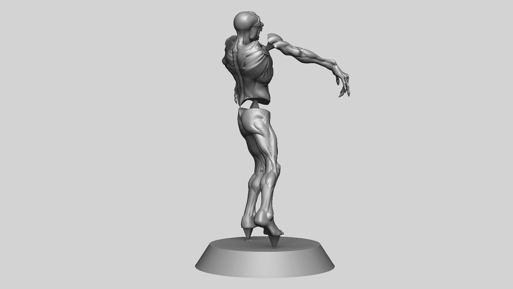 ArtStation - Zombie Undead Pose 04 3D print model | Resources