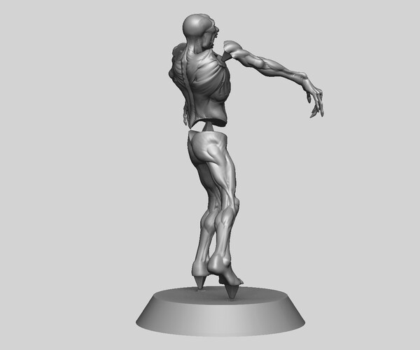 ArtStation - Zombie Undead Pose 04 3D print model | Resources