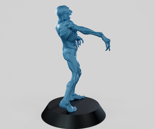 ArtStation - Zombie Undead Pose 04 3D print model | Resources