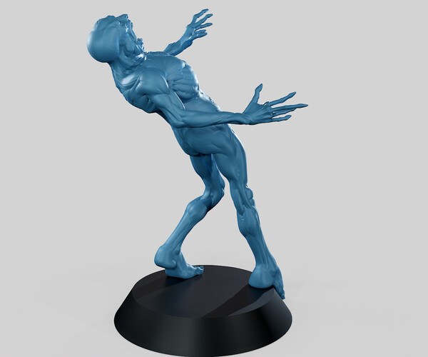 ArtStation - Zombie Undead Pose 05 3D printable model | Resources