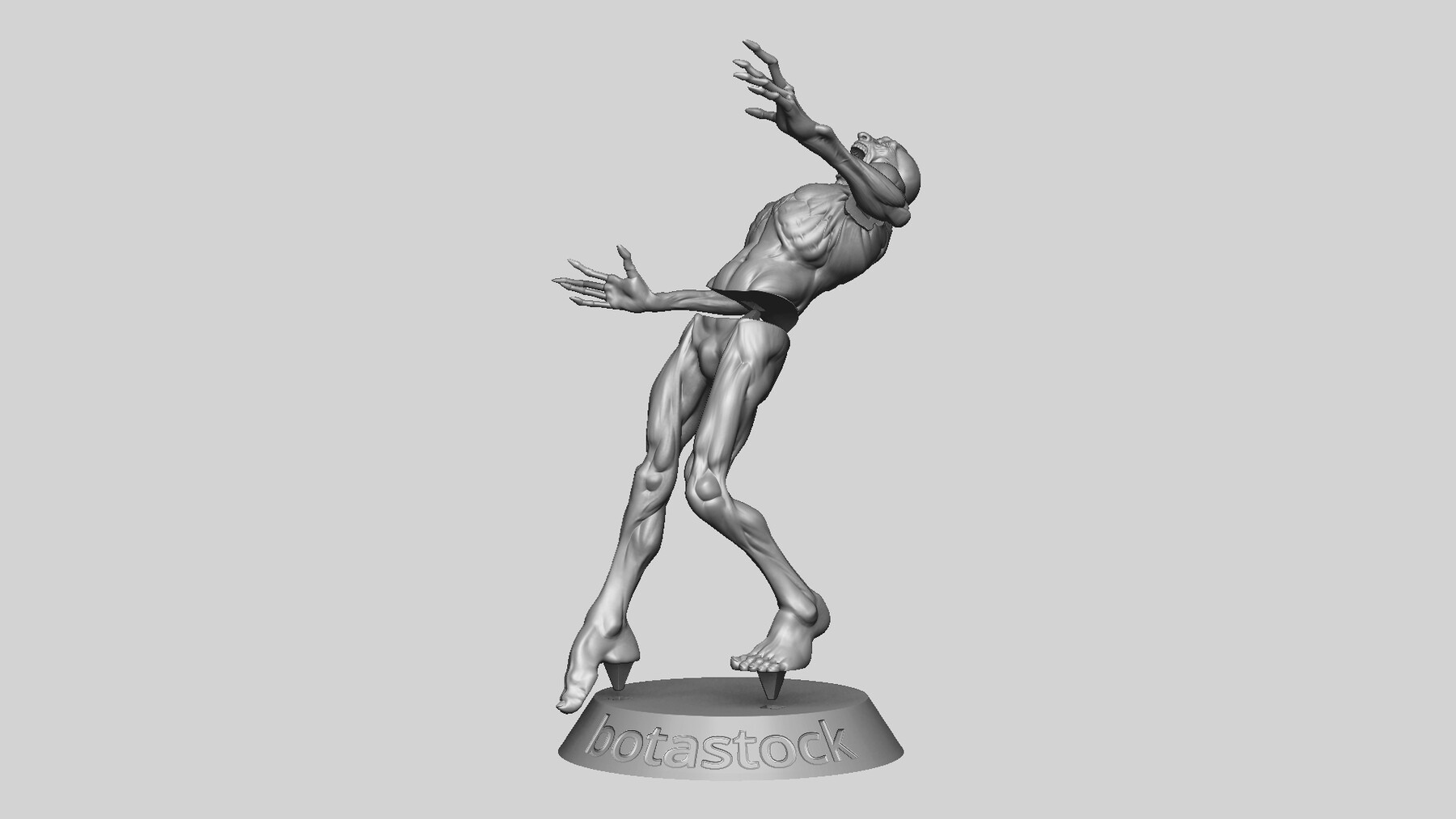 ArtStation - Zombie Undead Pose 05 3D printable model | Resources