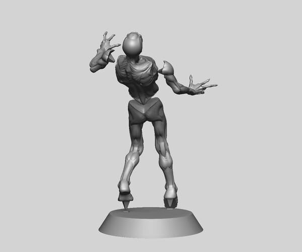ArtStation - Zombie Undead Pose 05 3D printable model | Resources