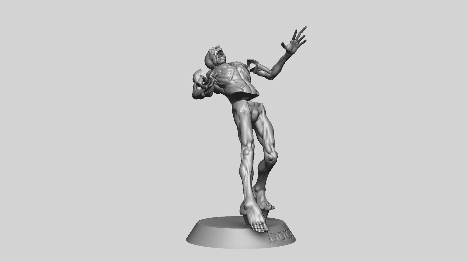 ArtStation - Zombie Undead Pose 05 3D printable model | Resources