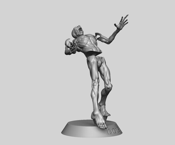 ArtStation - Zombie Undead Pose 05 3D printable model | Resources