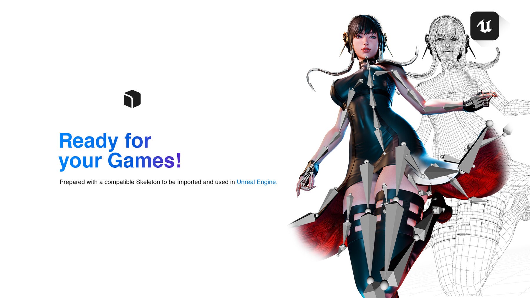 ArtStation - Yor Forger - Game Ready low-poly 3d model UE4 | Game Assets