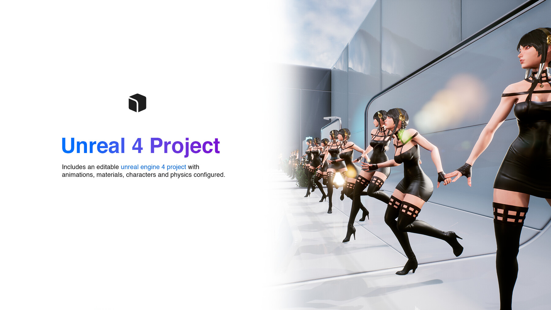 ArtStation - Yor Forger - Game Ready low-poly 3d model UE4 | Game Assets