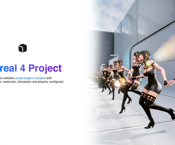 ArtStation - Yor Forger - Game Ready low-poly 3d model UE4 | Game Assets