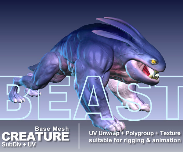 ArtStation - Sharky Creature [Special Edition] | Game Assets