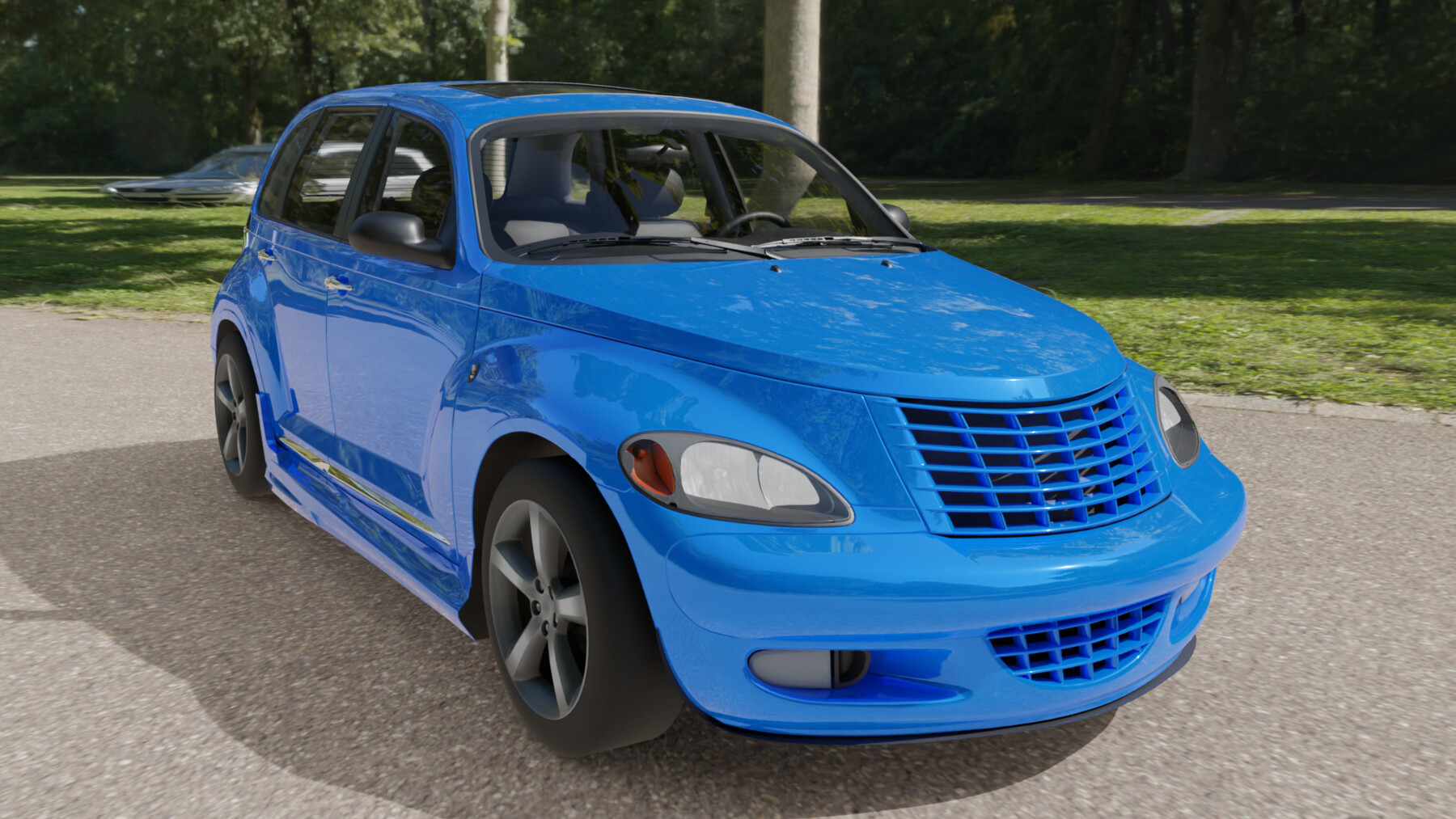 ArtStation - Chrysler PT Cruiser GT with Engine Sounds | Game Assets
