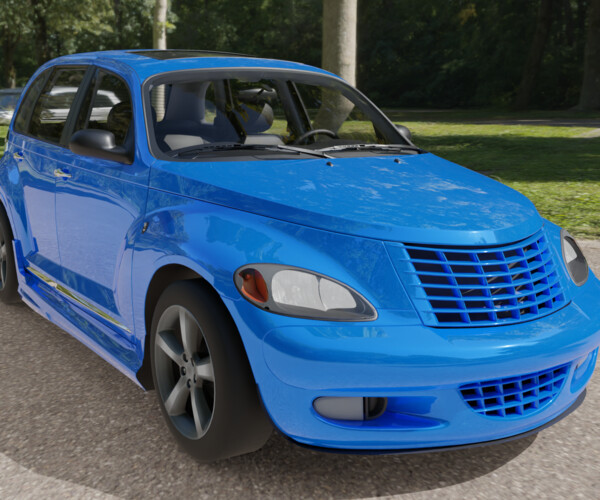 ArtStation - Chrysler PT Cruiser GT with Engine Sounds | Game Assets